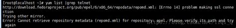 Cannot Retrieve Repository Metadata Repomdxml For Repository Epel Please Verify Its Path