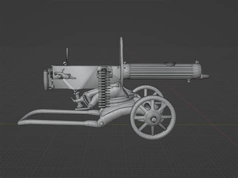 3d Model Pm M1910 Vr Ar Low Poly Cgtrader