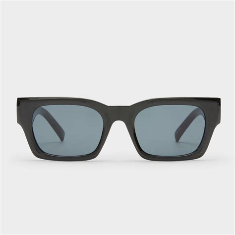 Shmood Black Uni Sex Rectangle Sunglasses Le Specs