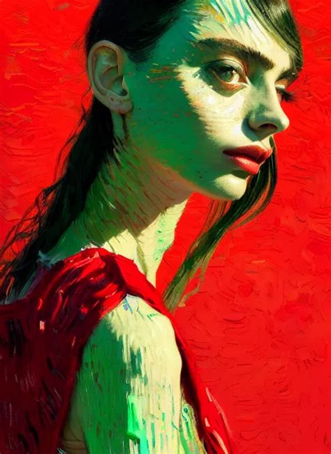Close Up Portrait Of Yael Shelbia Sensual Ecstatic Stable