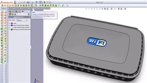How To Remove Sharp Edges Or Corners Rounded Edges In Photo View 360 Render Of Solidworks2013