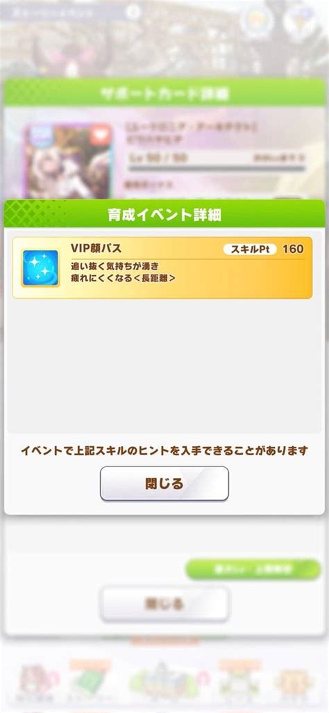 【ウマ娘】ライブラ杯が長距離チャンミだったら、vip顔パスもってる配布ビワハヤヒデさんが強そう！