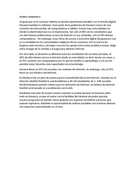 Analisis Comparativo Pdf