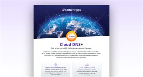 Cloud DNS CDNetworks
