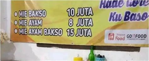 Tulisan Kocak Di Spanduk Pedagang Bakso Ini Bikin Pembeli Garuk Kepala Kenapa Ya