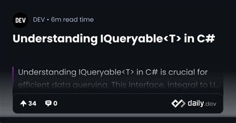 Understanding Iqueryable In C Rhashnode