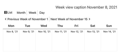 Settings Text My Calendar For WordPress Documentation