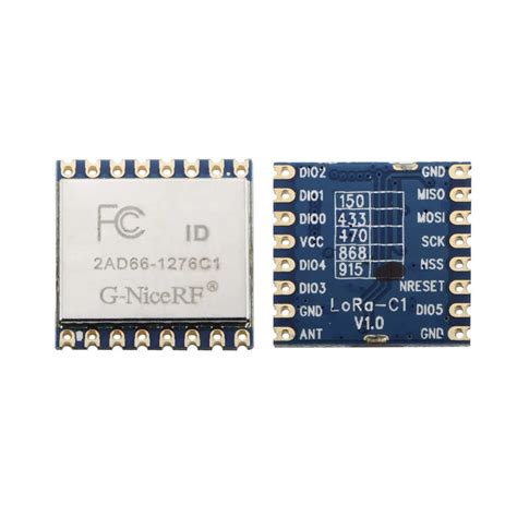 10pcslot Lora1276 C1 Fcc Certified 915mhz 20dbm Sx1276 Chip Long Range