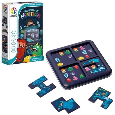 SmartGames Smart Games Pices Avec Monstres Jeux De Socit Pour Enfants