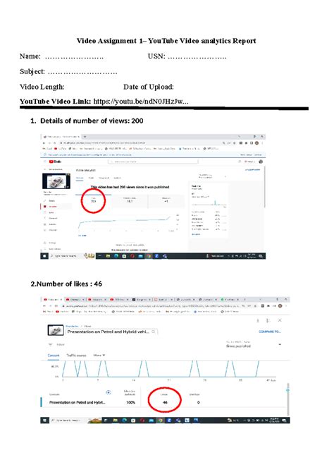 Video Assignment Report Template Operating System Video