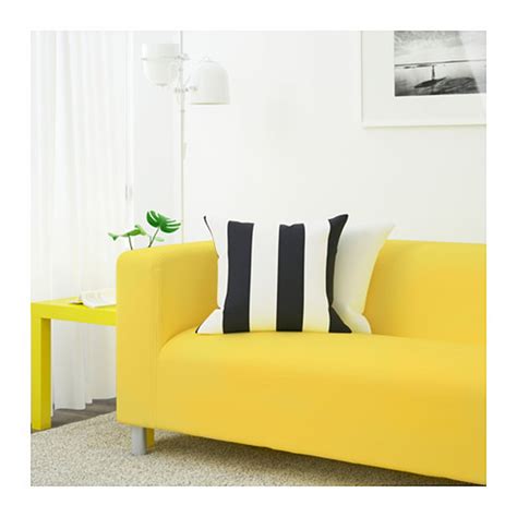 Ikea Klippan Loveseat Sofa Slipcover Cover Vissle Yellow