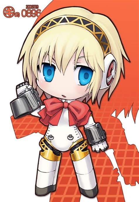 Safebooru 1girl Aegis Aegis Persona Android Atlus Blonde Hair Blue