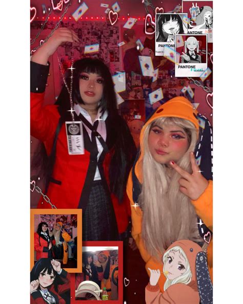Yumeko Jabami And Runa Yomozuki Kakegurui Amino