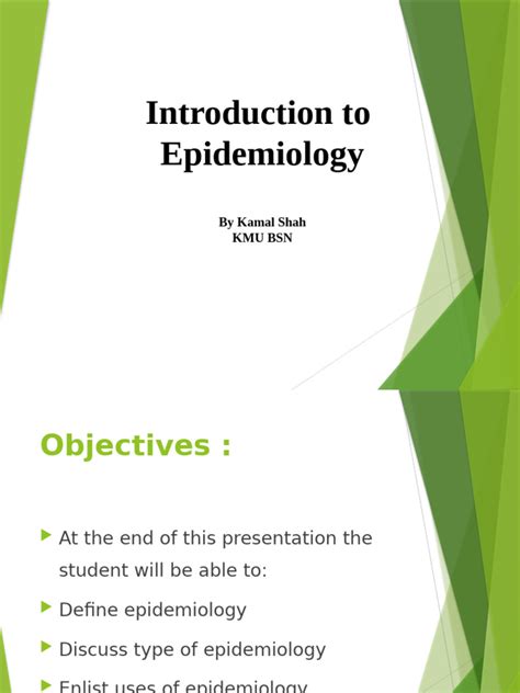 Lecture 1 Intro To Epidemiology 1 Pdf Epidemiology Medicine