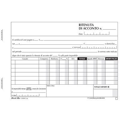 Ritenuta d acconto cos è e come funziona