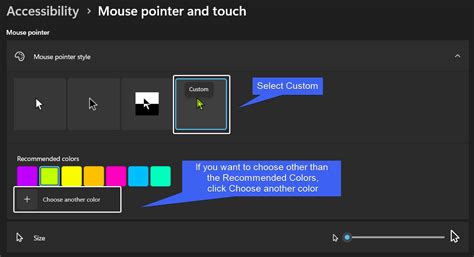 How To Change Mouse Pointer Style On Windows
