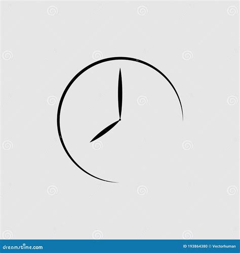 Time Icons Vector Art Design Stock Vector Illustration Of Deadline
