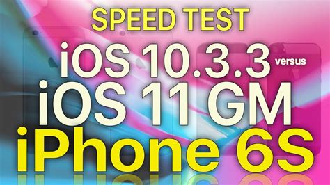 IPhone S Speed Test IOS Vs IOS GM Build A YouTube