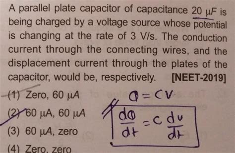 [answered] A Parallel Plate Capacitor Of Capacitance 20 F Is Being Kunduz