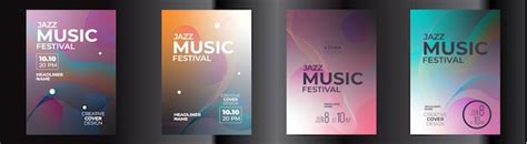 책 또는 포스터 표지 디자인 서식 파일 프리미엄 벡터