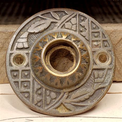 Antique Brass Eastlake Doorknob Rosette