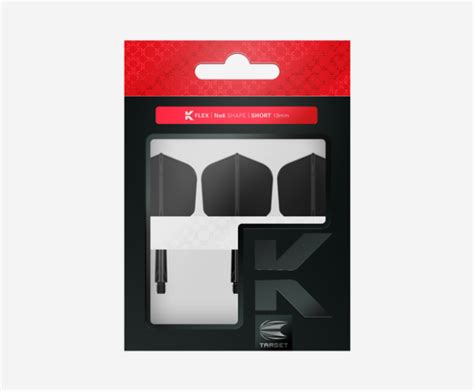 Target K Flex All In One No 6 Black One Piece Flight And Stem Size