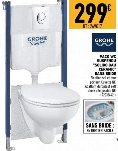 Pack WC Suspendu Brico Cash Avril 2022
