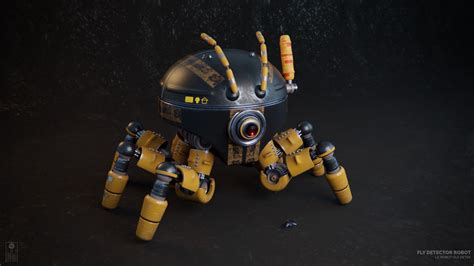 Artstation Fly Detector Robot