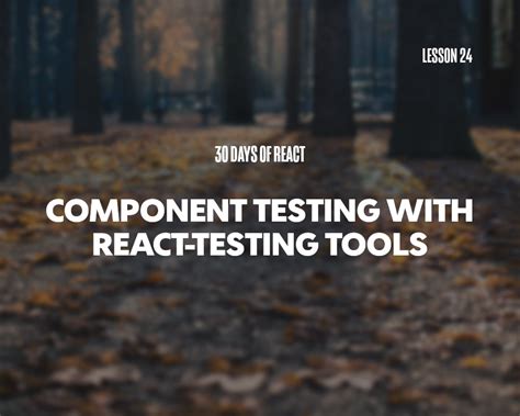 Fullstack React Testing The App