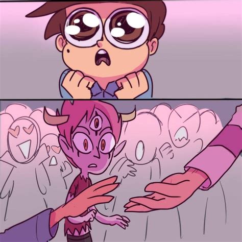 Two Cartoon Characters One With Pink Hair And The Other With Brown Hair