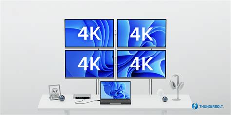 4 Screens In 4k With Plugables 16 In 1 Dock ~ Plugable Technologies