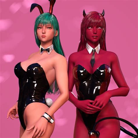 3D Devil Bunny Cute Pretty Anime Demon Daemon Succubus Satan Game
