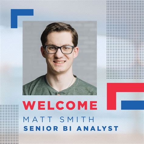 Were Excited To Welcome Mathew Smith To Flint Group As Our New Senior