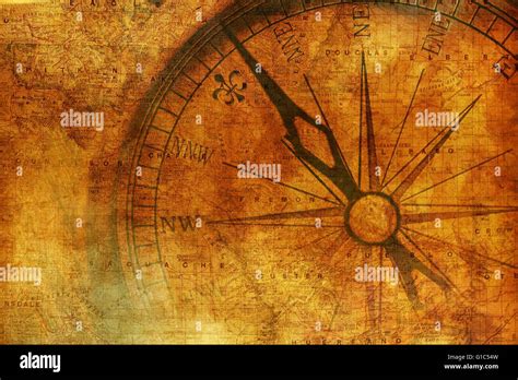 Vintage Compass Wallpaper