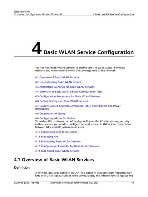 01 04 Basic Wlan Service Configuration Pdf Ieee 80211 Wireless Lan