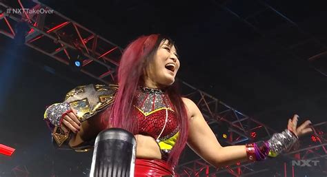 Io Shirai Defiende El Campeonato Nxt En Nxt Takeover Vengeance Day