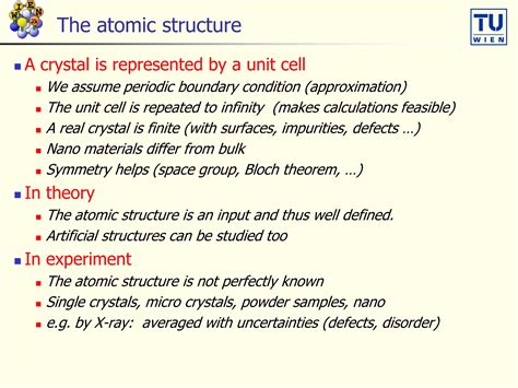 Density Functional Theory Dft And The Concepts Of The Augmented Plane
