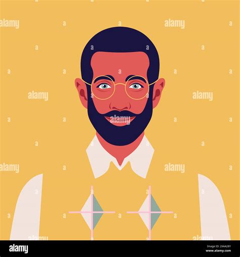 Portrait Of A Young Latin American Man Avatar Of A Businessman