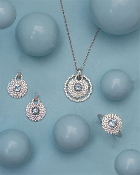 Angelina Aquamarine Fullset In Sterling Silver Chamathka Jewellers