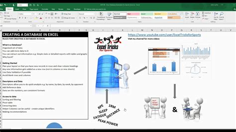 Eaf 88 How To Make An Excel Database For Anything Youtube