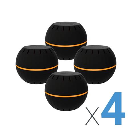 Shelly Shelly Sensor Temperatur And Feuchtigkeit Black 4er Pack