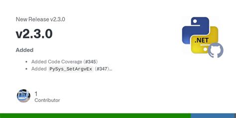 Pythonnet Pythonnet 230 Released With Docker And Nuget Support R