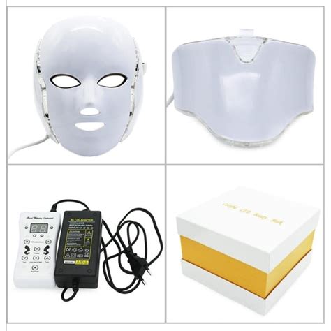 Led фототерапевтична маска за лице галваничен ток против стареене премахване на фини бръчки