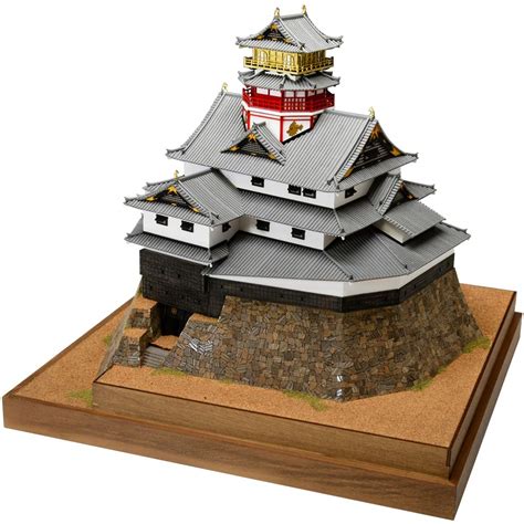 Jp 1 150 Wooden Architecture Model Azuchi Castle Hobbies