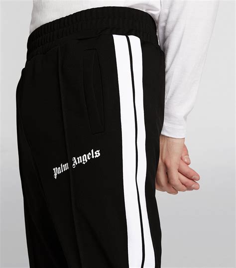 Palm Angels Black Logo Track Pants Harrods Uk