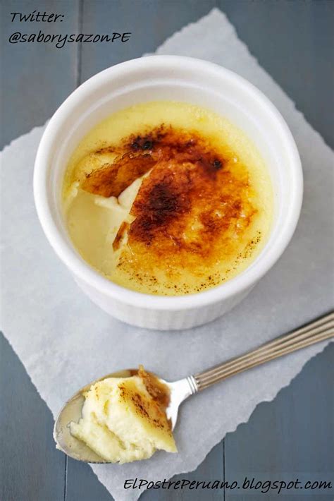 Crème Brûlée RECETAS DE POSTRES DE FRANCIA Un postre económico y