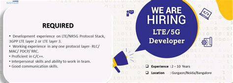 umang jain on linkedin hiring 5g developer