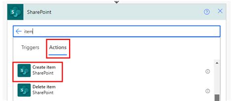 Create Item Action In Sharepoint Connectorpower Automate Cloud Flows