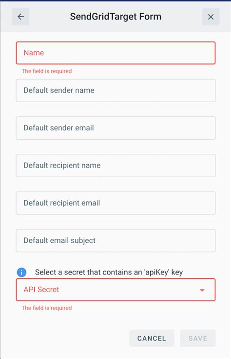 Event Target For Sendgrid Triggermesh