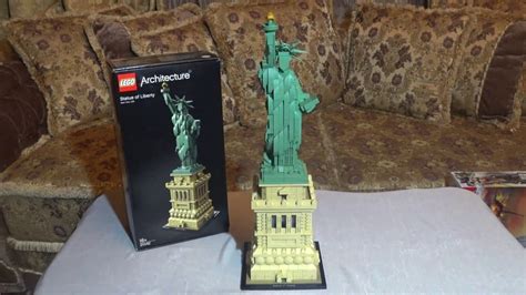 Сборка и обзор LEGO Architecture 21042 "Статуя свободы" - YouTube